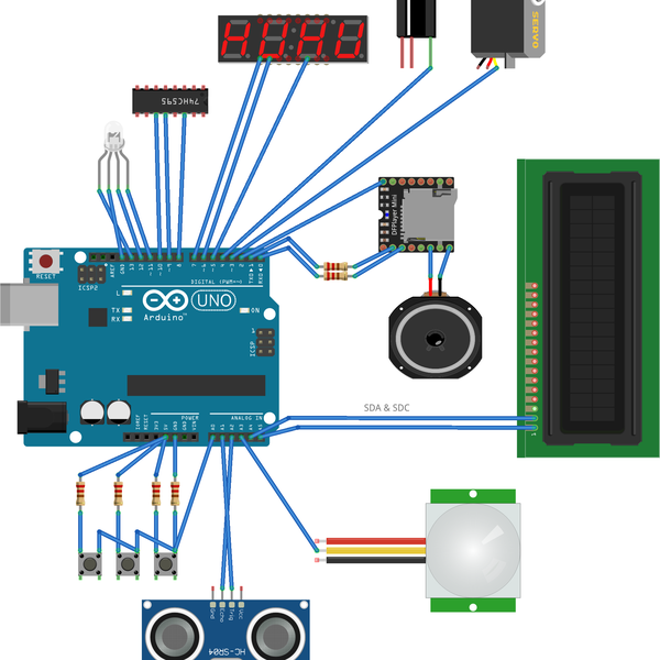 Squid Games Doll using Arduino UNO | Hackaday.io