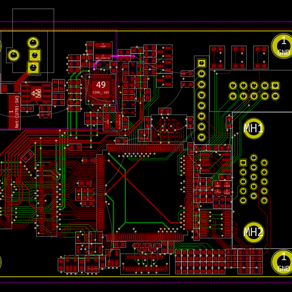 E-ink driver with a single channel LVDS input | Hackaday.io