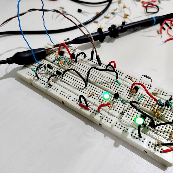 Discrete T Flip-flop using Transistors | Hackaday.io