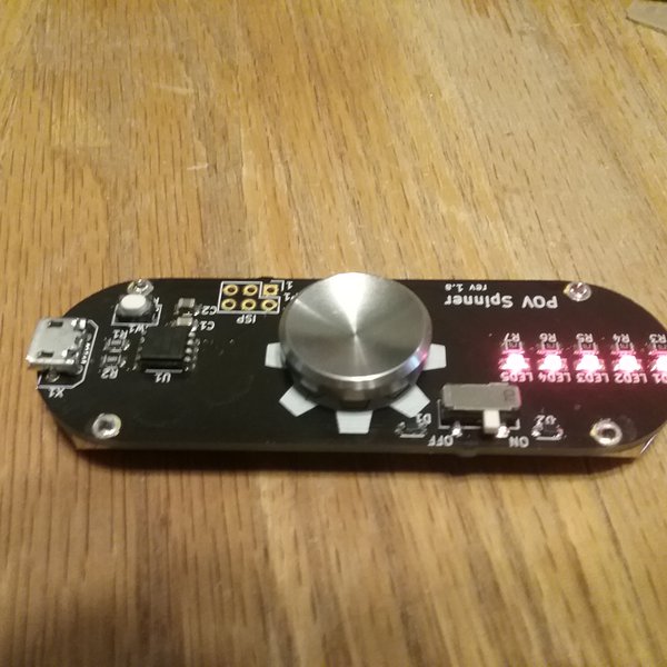 POV Spinner AKA Fidgetspinduino :) | Hackaday.io