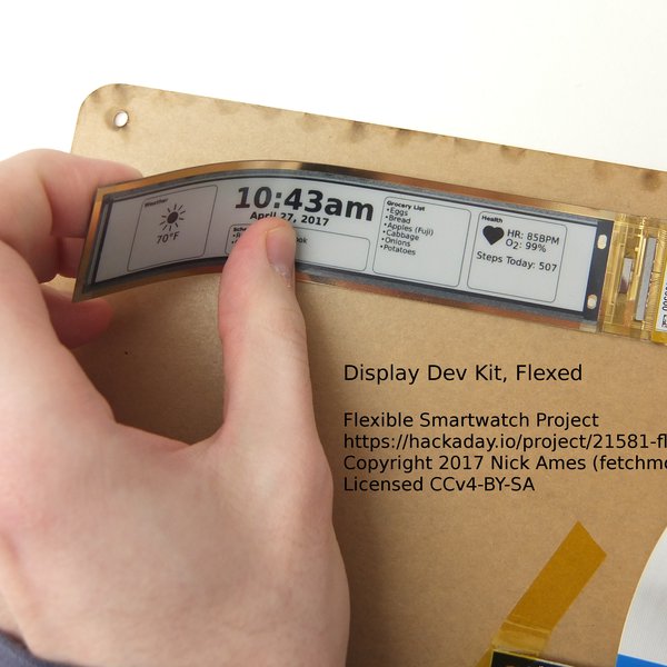 Flexible Smartwatch | Hackaday.io