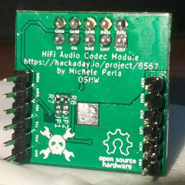 HiFi audio codec module | Hackaday.io