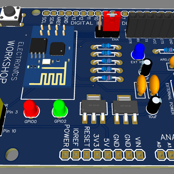 How To Design Own Arduino Wifi Shield Pcb