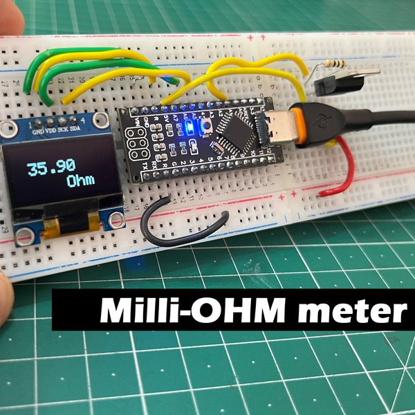 Milliohm meter theory and project | Hackaday.io