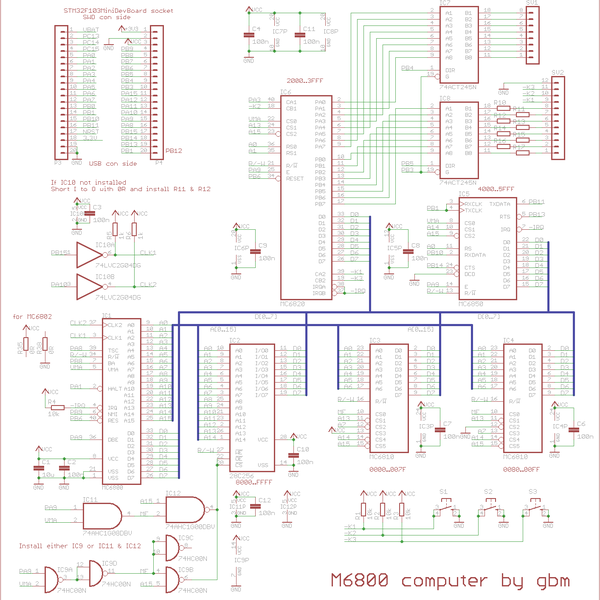 MC6800 computer | Hackaday.io