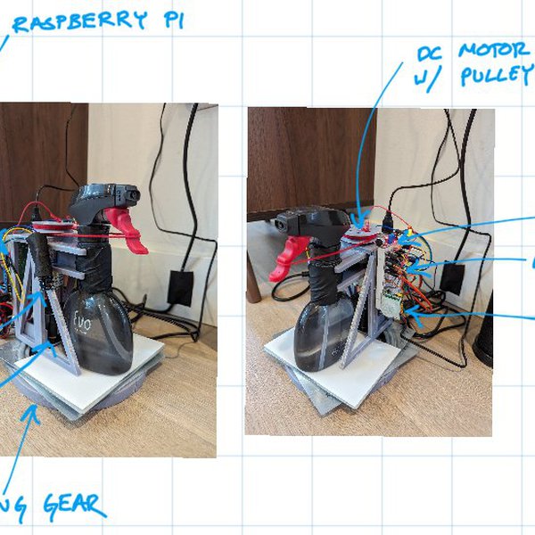 Spray Bottle Turret | Hackaday.io