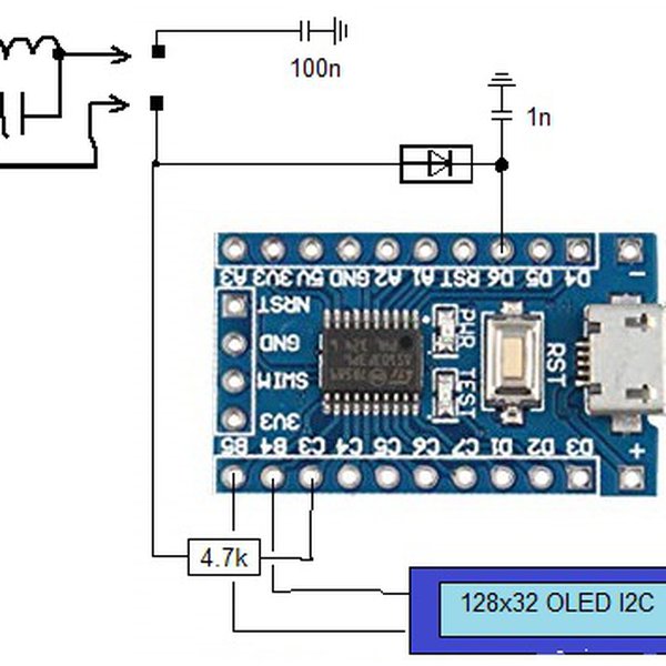Sweeping a Filter with an STM8S103 demo board | Hackaday.io