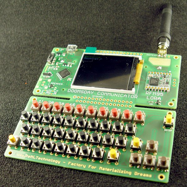 ARMACHAT - Doomsday wireless QWERTY communicator | Hackaday.io