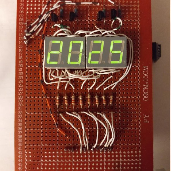 89C52 clock board | Hackaday.io