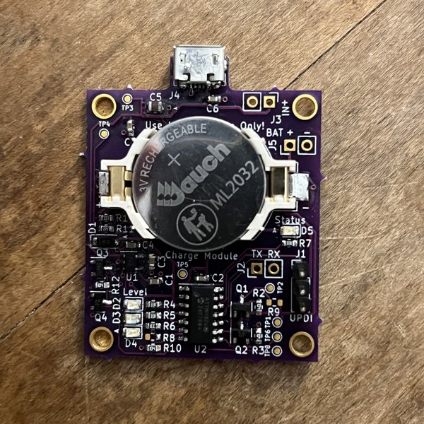 Smart ML2032 Coin Cell Charger Module | Hackaday.io