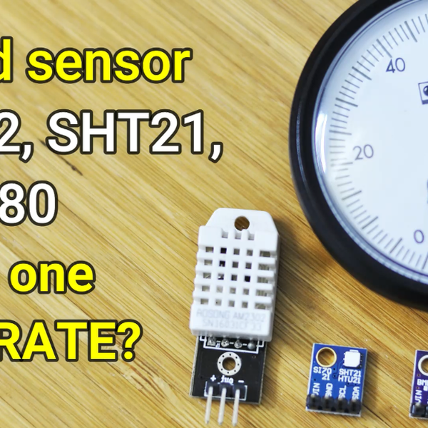 Arduino humidity sensors: testing and calibration | Hackaday.io
