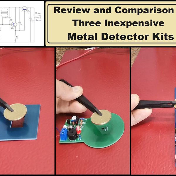 Review and Comparison of Three Metal Detectors | Hackaday.io